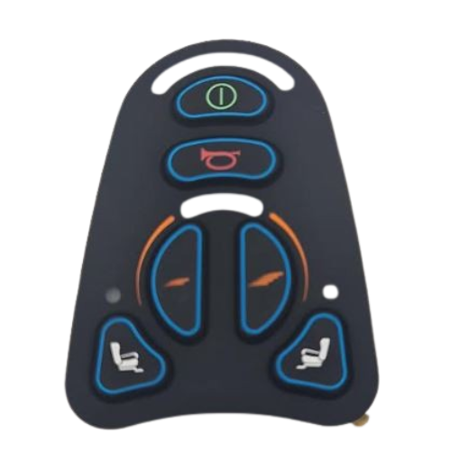 VR2 Joystick Key pad 6 button Overlay — Discount Scooters (Mobility Spares)