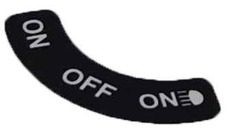 Power On Off Sticker — Discount Scooters (Mobility Spares)