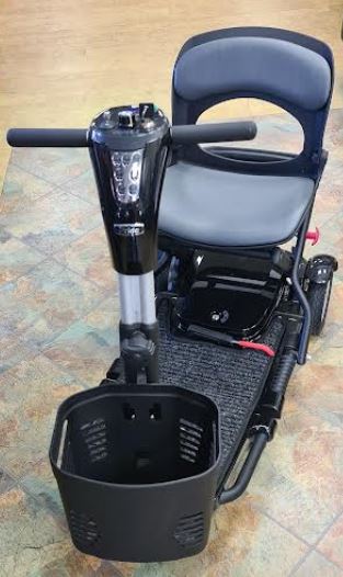 Basket and Bracket for Folding Scooters with shaped tiller Quest / Min ...