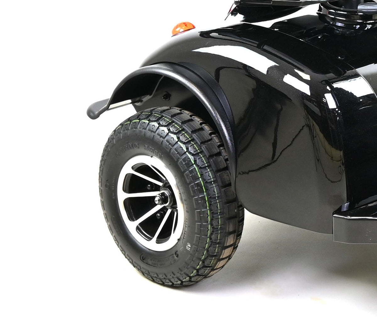 Rear Wheel Complete with Solid Tyre One Rehab Alpha 8 Mobility Scooter ...
