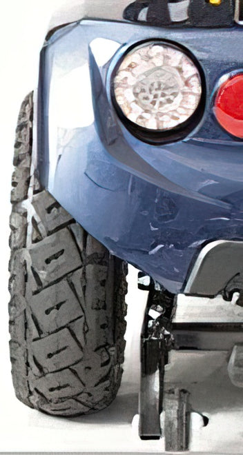 Pride Apex Spirit Rear Wheel Assembly Left — Discount Scooters ...