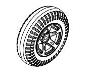 Front Wheel Complete for Electric Mobility Rascal Frontier Scooter ...