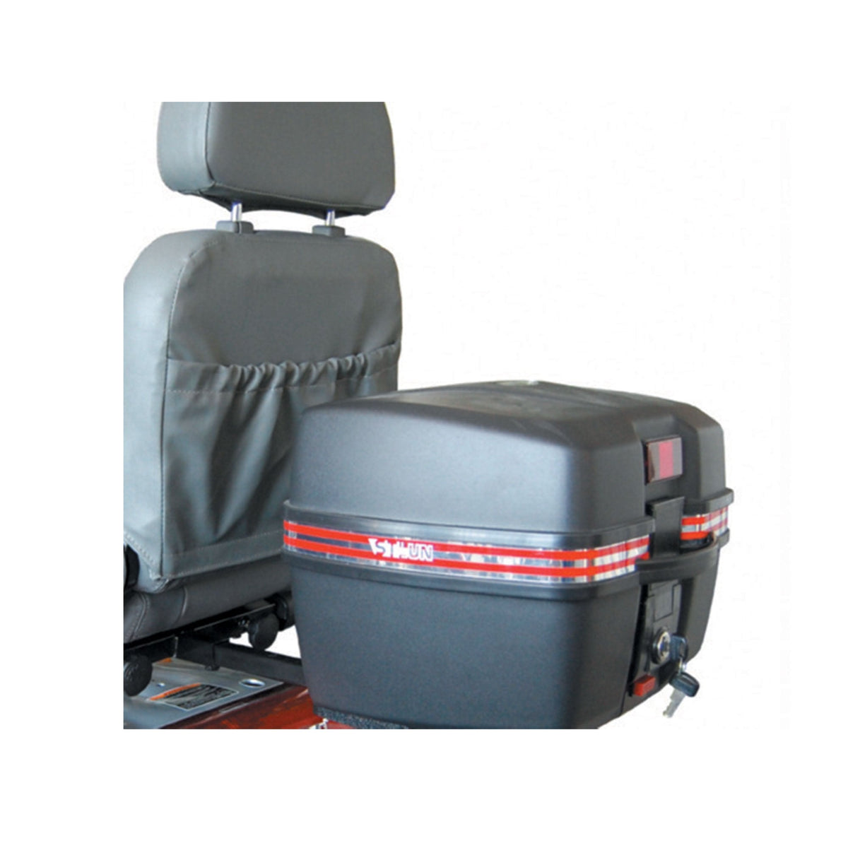 Rear Lockable Storage Box — Discount Scooters (Mobility Spares)