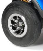 Rear Wheel TGA Zest Plus Mobility Scooter with Pneumatic Tyre ...